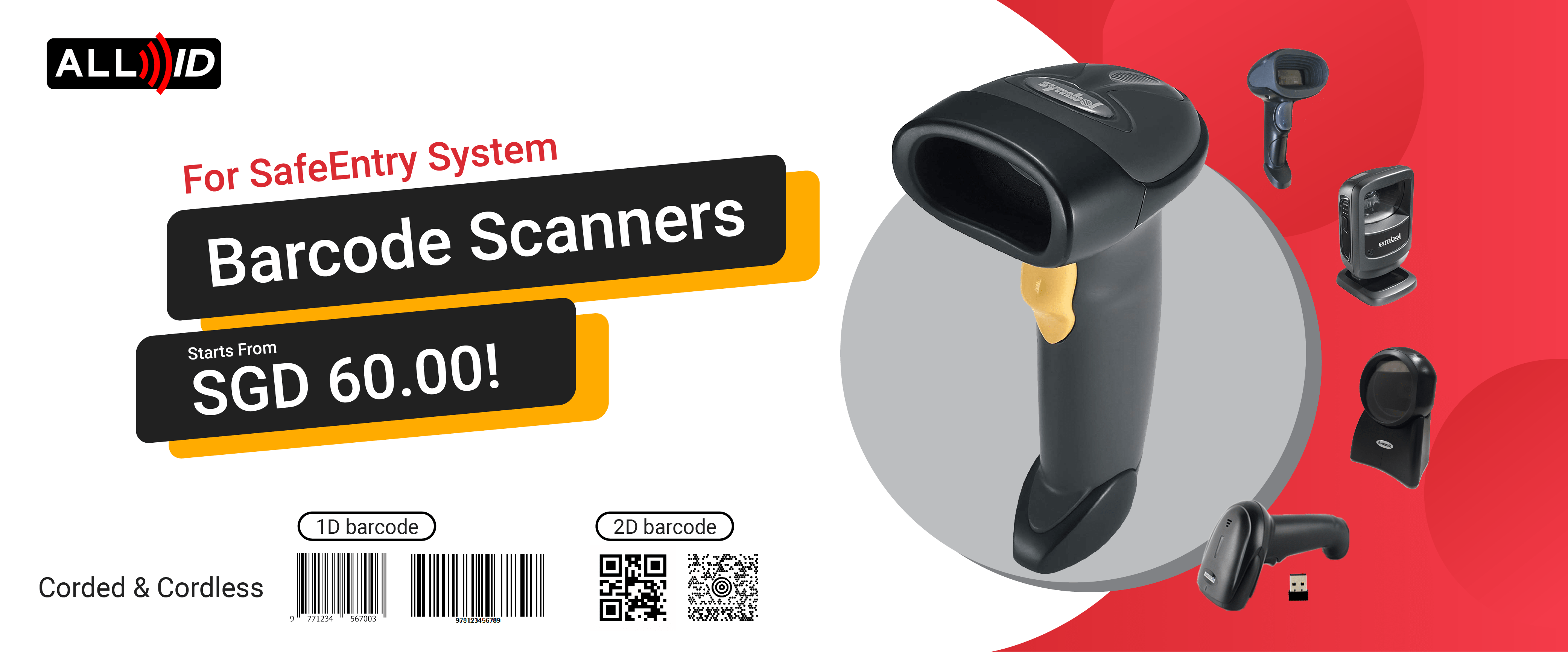 Barcode Scanner, Label Printer, QR Code Scanner, Card Printer - All ID Asia Barcode.com.sg