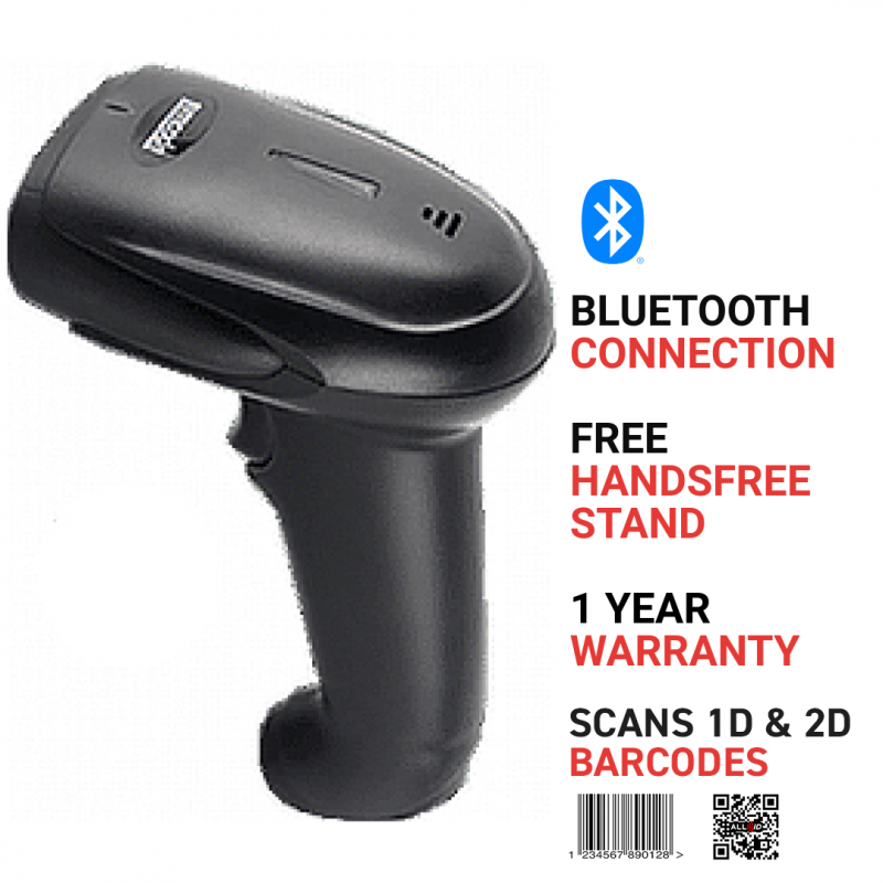 All ID BT30D 2D Portable Bluetooth Barcode Scanner | QR Code