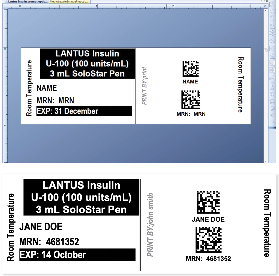 Labeling for Insulin Pen Safety | All ID Asia Barcode.com.sg