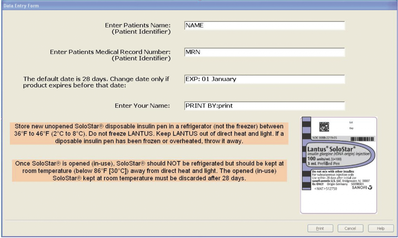 Labeling for Insulin Pen Safety | All ID Asia Barcode.com.sg