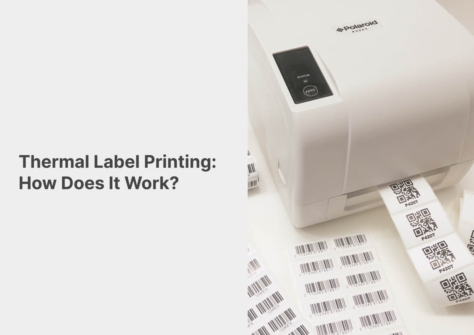 Thermal Label Printing: How Does It Work? | All ID Asia