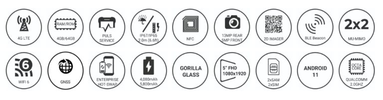 Point Mobile PM86 Rugged Mobile Computer