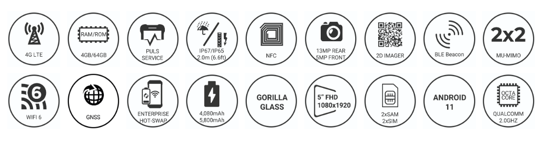 Point Mobile PM86 Rugged Mobile Computer