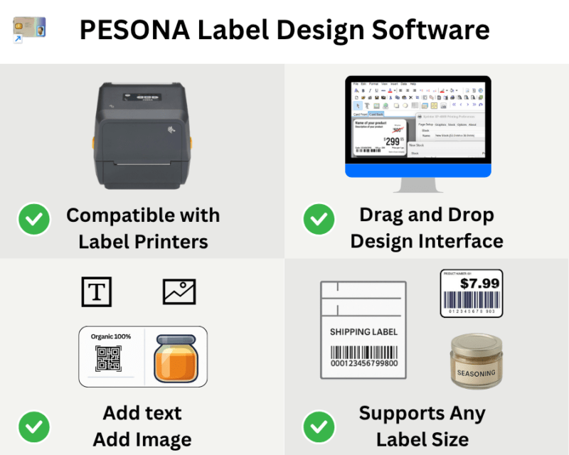 PESONA Label Design Software — Create Custom Label Design