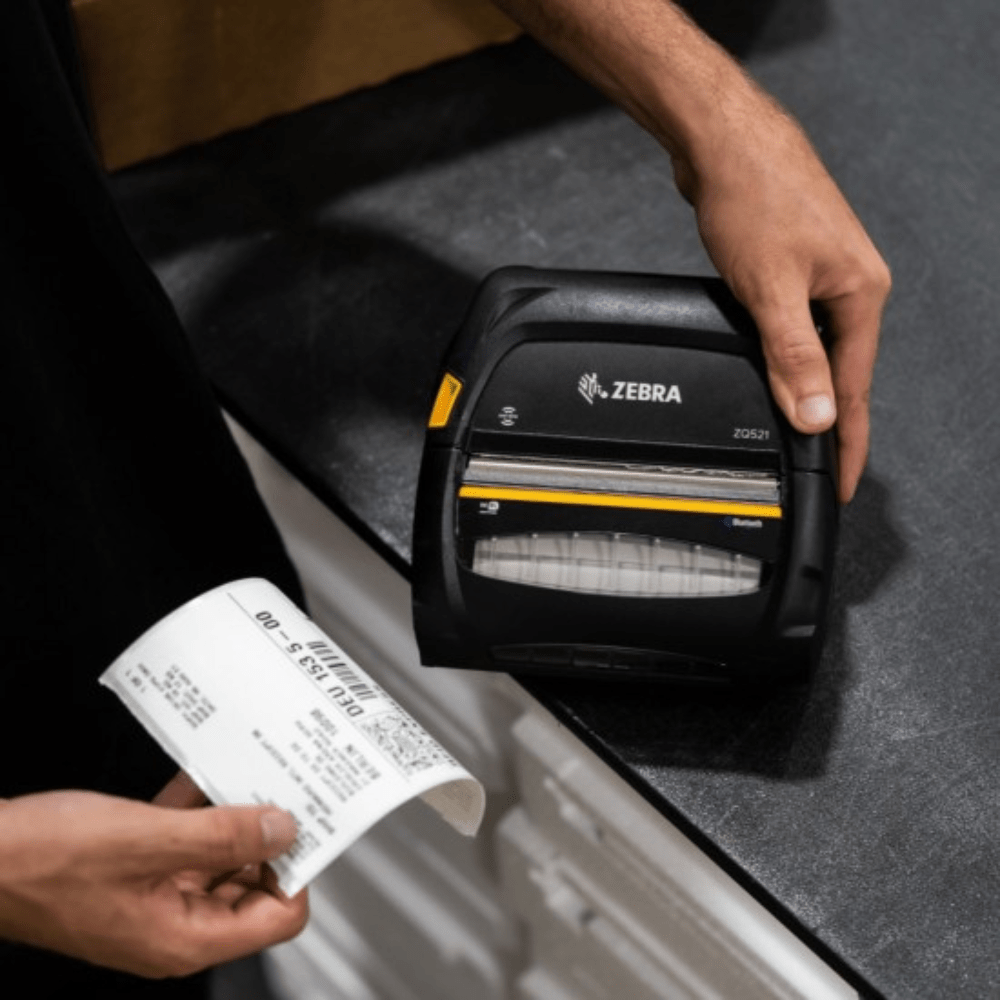 Zebra ZQ521 Mobile Label Printer – 4″ Rugged Portable Printer